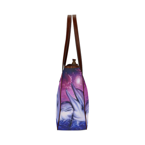 Dolphin Handbag Tote Classic Tote Bag (Model 1644) | ID: D1124256