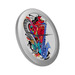Jazz Time Music Clock by Juleez Silver Color Wall Clock | ID: D1132840