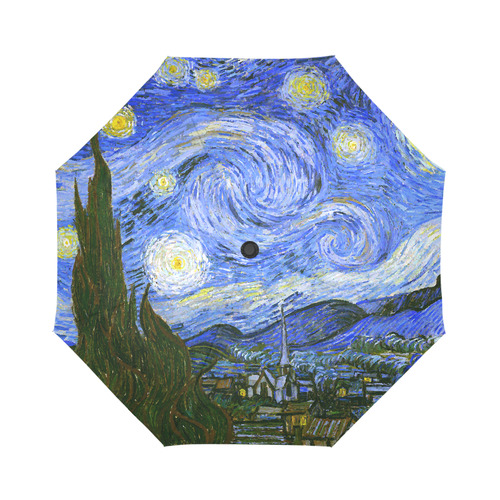 Van Gogh Starry Night Auto-Foldable Umbrella (Model U04) | ID: D1145183