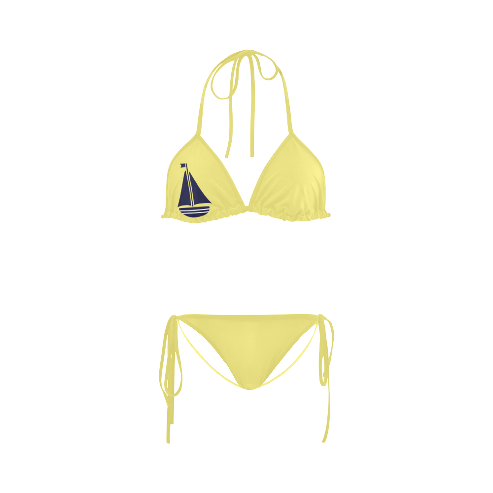 Sailboat Custom Bikini Swimsuit | ID: D1171250