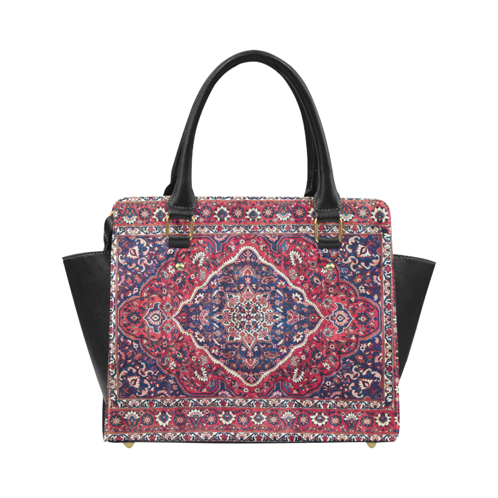 Vintage Persian Floral Carpet Classic Shoulder Handbag (Model 1653 ...