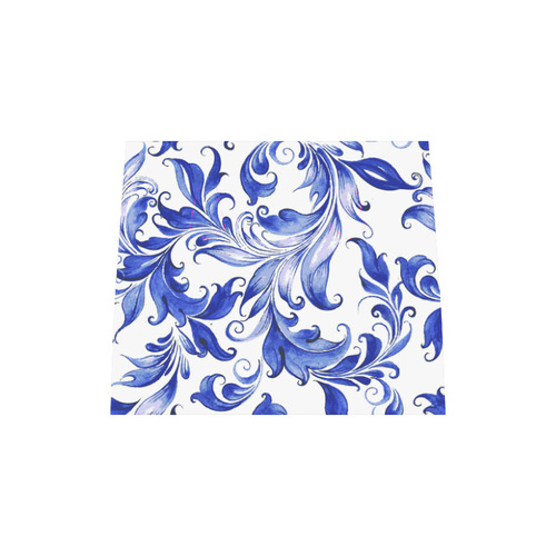 Blue White Porcelain Floral Pattern Boston Handbag (Model 1621) | ID ...