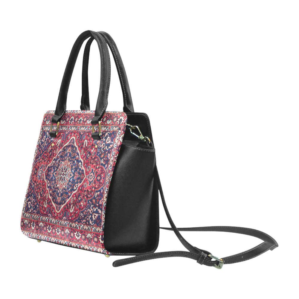 Vintage Persian Floral Carpet Classic Shoulder Handbag (Model 1653 ...