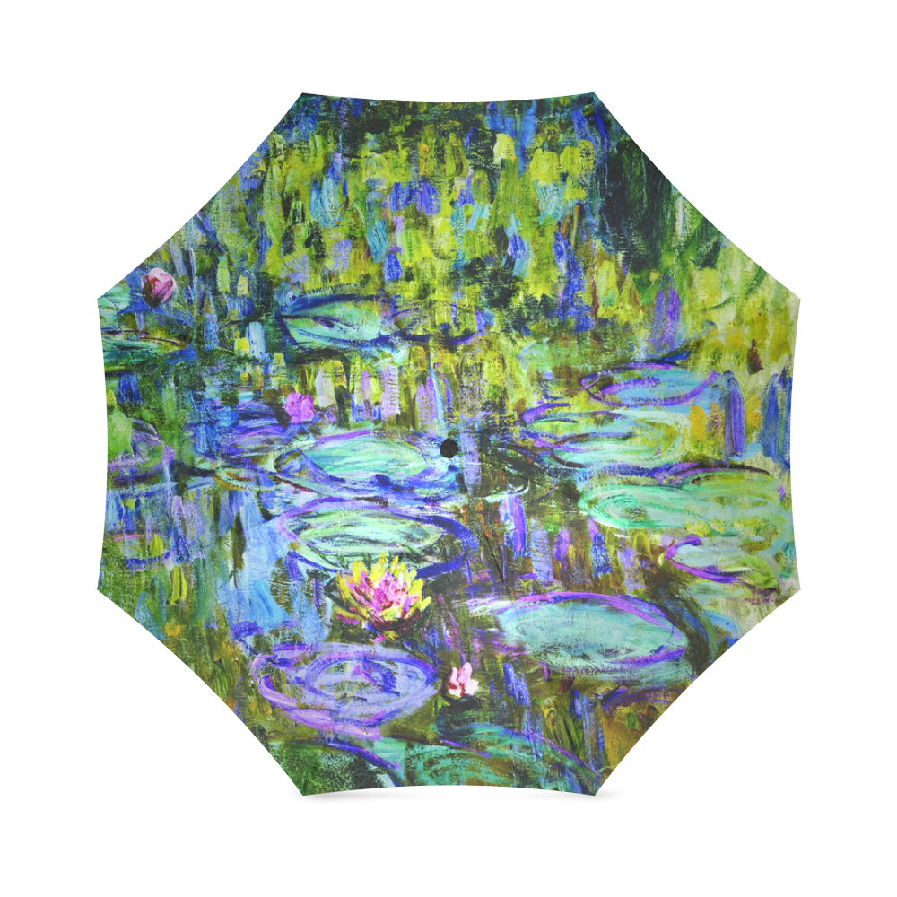 Claude Monet Water Lilies Fine Art Foldable Umbrella (Model U01) | ID ...
