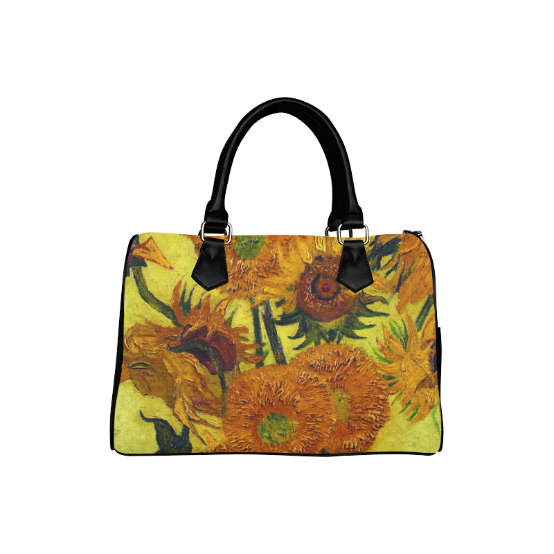 Vincent van Gogh Sunflowers Still Life Floral Boston Handbag (Model ...