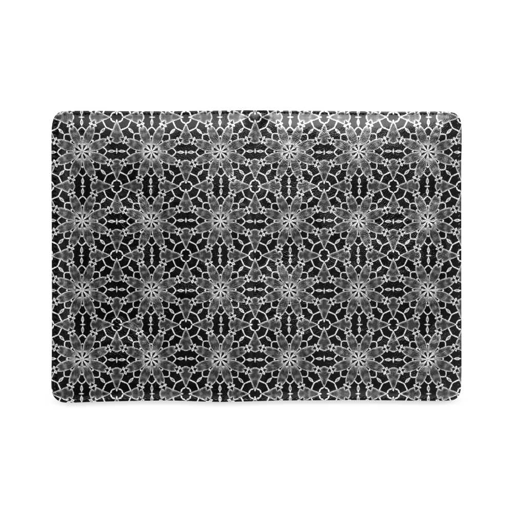 Sexy Black and White Floral Lace Custom NoteBook A5 | ID: D1228857