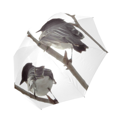 Winter Birds Foldable Umbrella (Model U01) | ID: D1236162