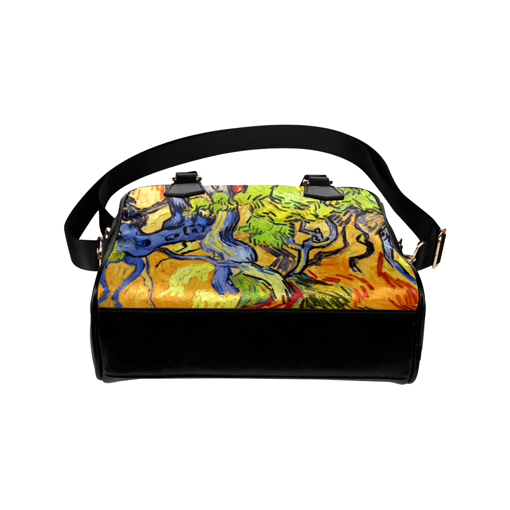 Van Gogh Tree Roots Undergrowth Shoulder Handbag (Model 1634) | ID ...