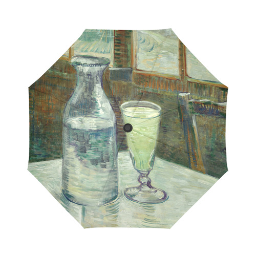 Van Gogh Cafe Table with Absinthe Detail Auto-Foldable Umbrella (Model ...