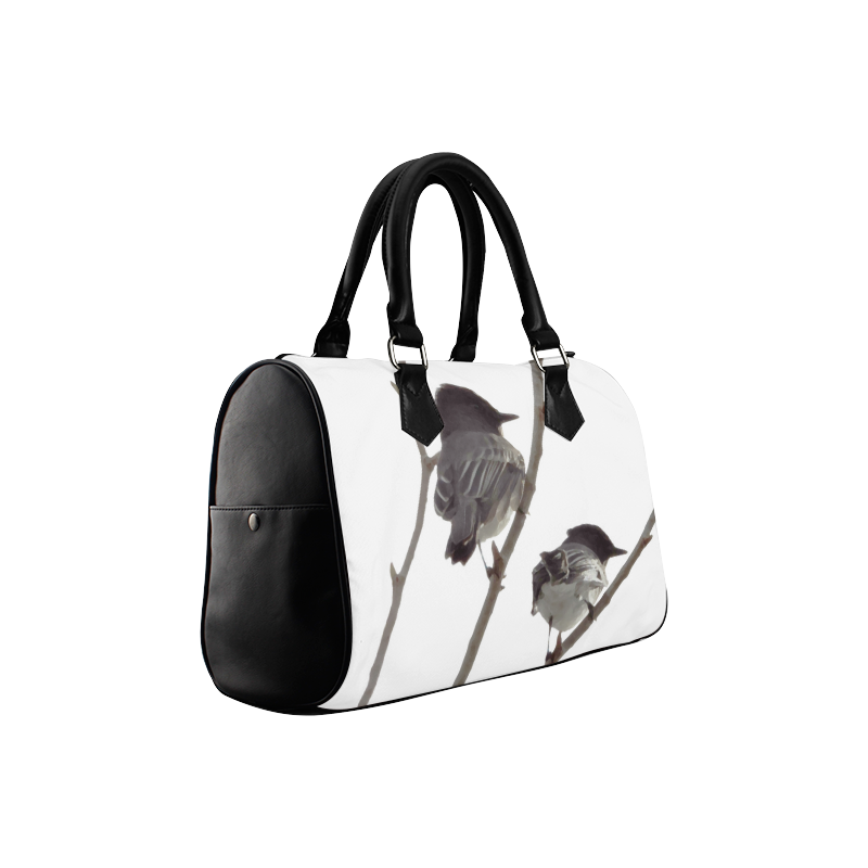 Winter Birds Boston Handbag (Model 1621) | ID: D1235738