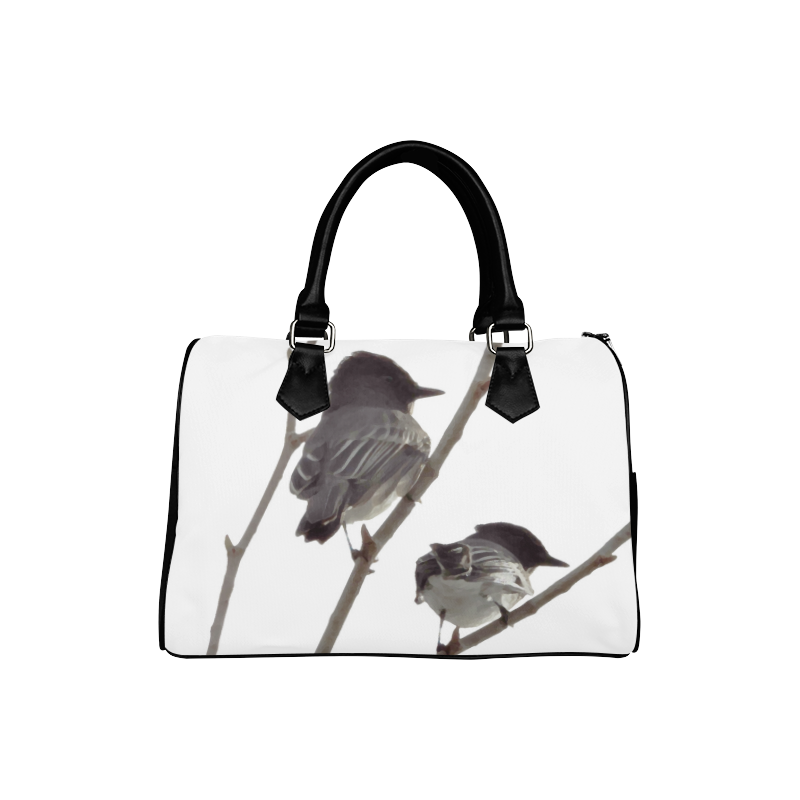 Winter Birds Boston Handbag (Model 1621) | ID: D1235738