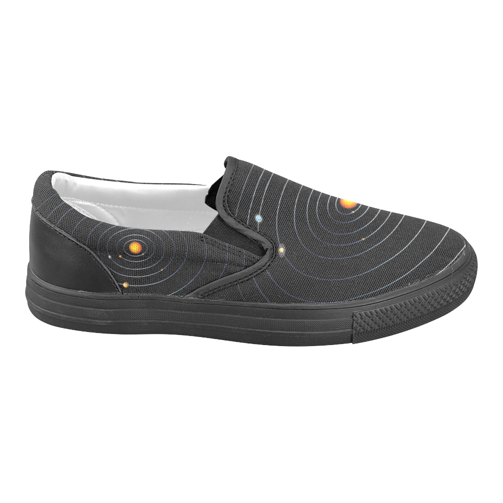 Our Solar System Women's Unusual Slip-on Canvas Shoes (Model 019) | ID ...