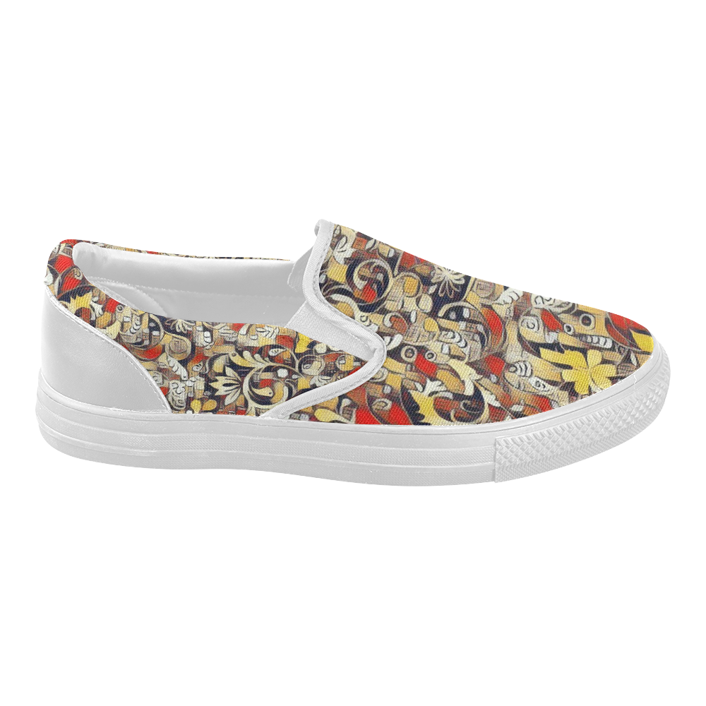 My Fantasy World 38 by JamColors Women's Slip-on Canvas Shoes (Model ...