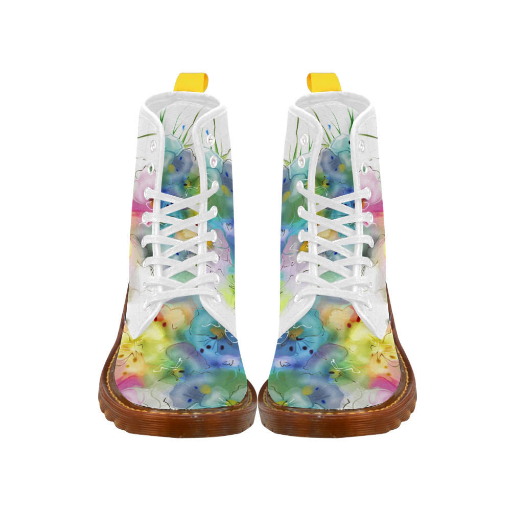 flower Martin Boots For Women Model 1203H | ID: D1286629