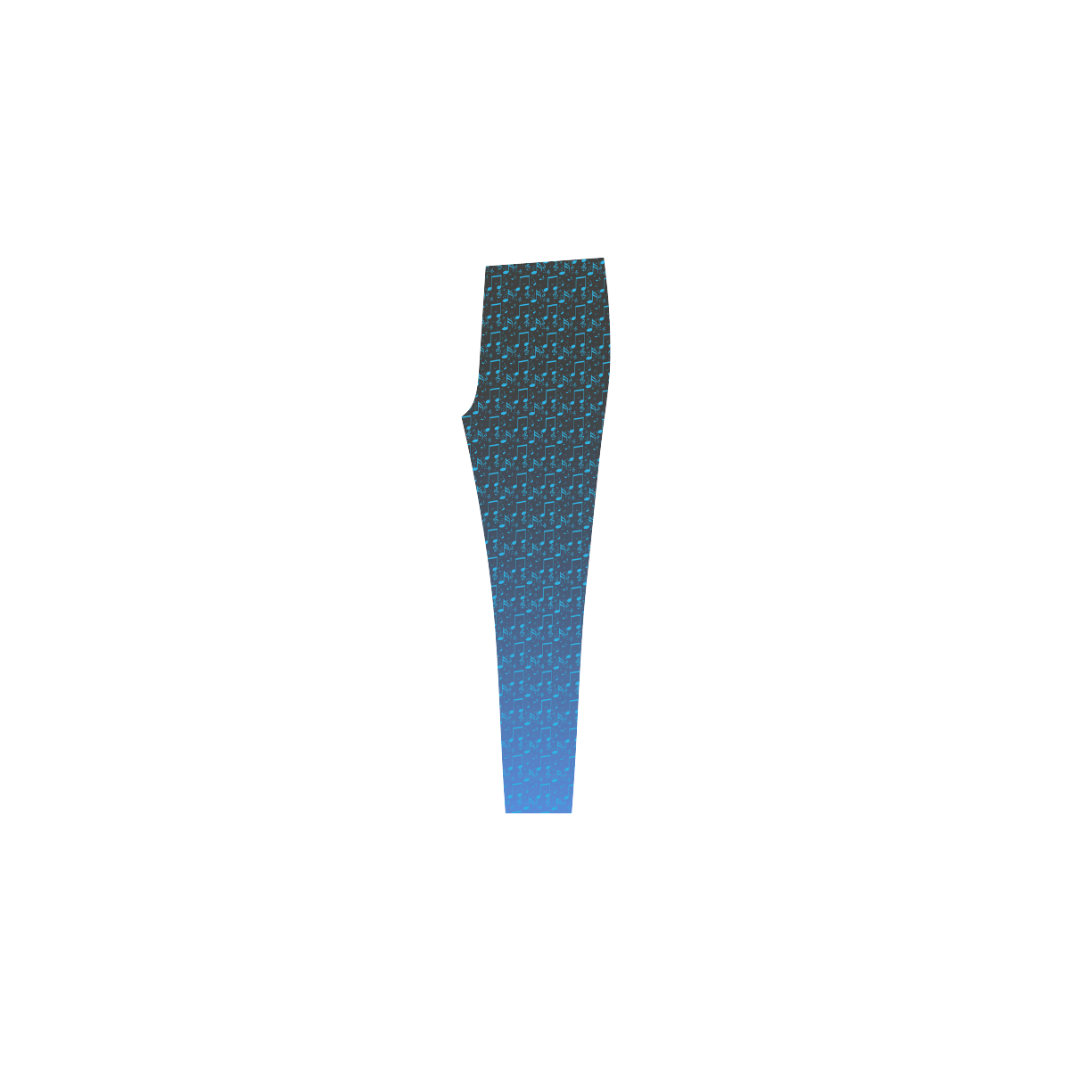 Blue Notes Music Pattern Cassandra Women's Leggings (Model L01) | ID ...