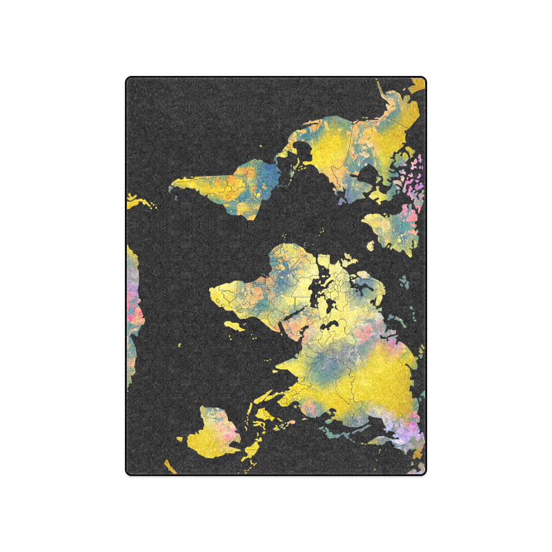 world map Blanket 50"x60" | ID: D1320711