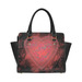 Heart on Fire Beautiful Red Floral Classic Shoulder Handbag (Model 1653 ...