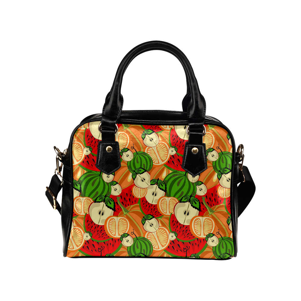 Colorful Fruit Pattern with Watermelon Shoulder Handbag (Model 1634 ...