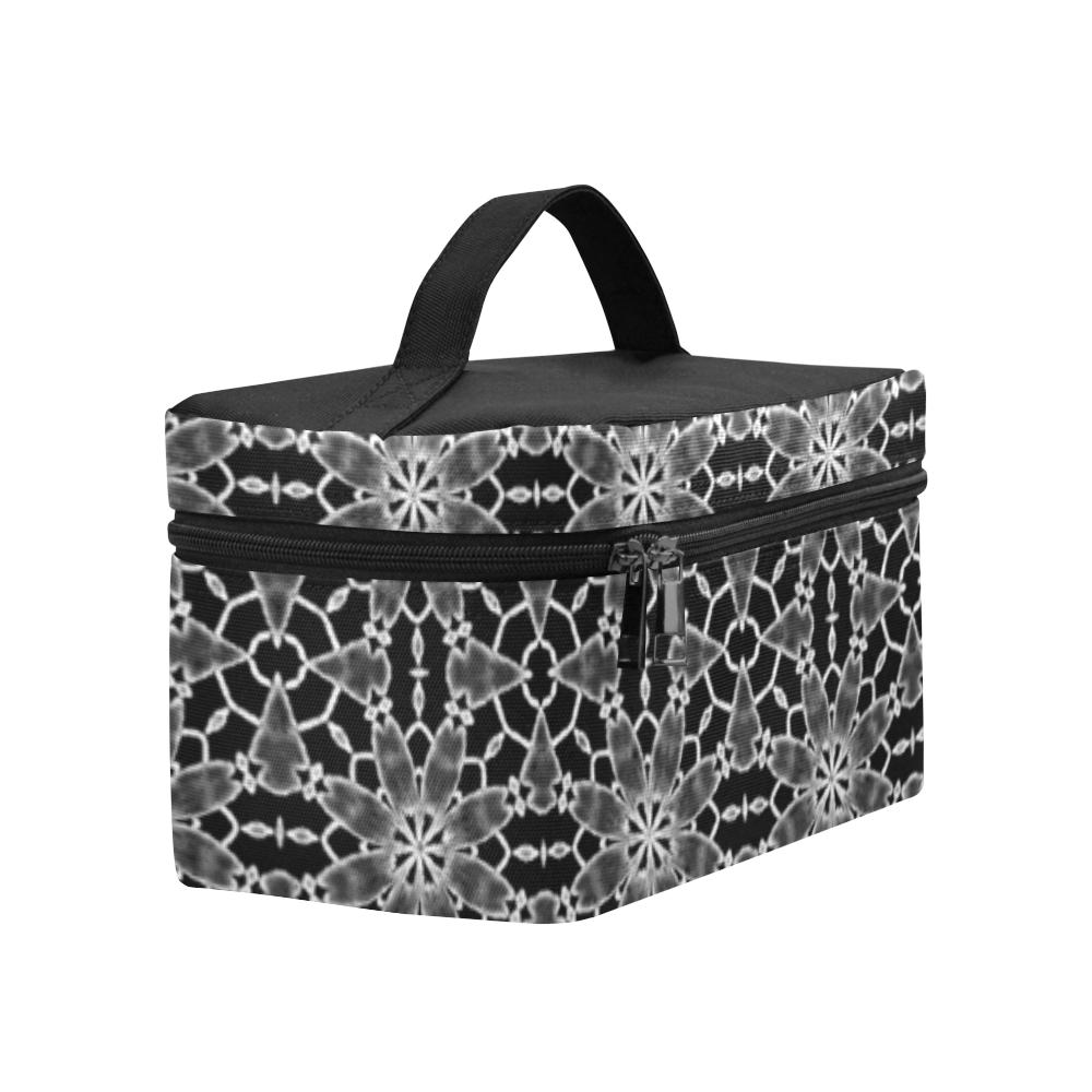 Sexy Black And White Lace Cosmetic Bag Large Model 1658 Id D1336541