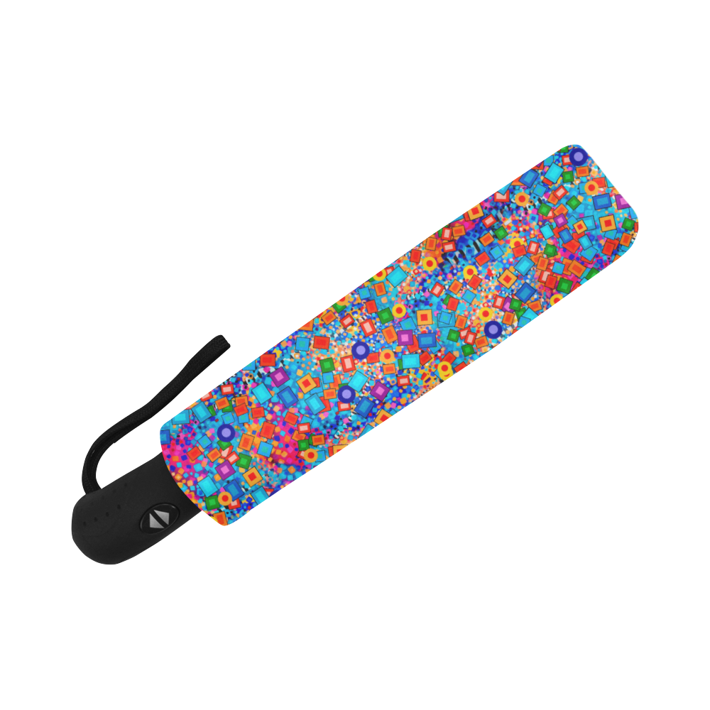 Colorful Carnival Colors Print Umbrella Auto-Foldable Umbrella (Model ...