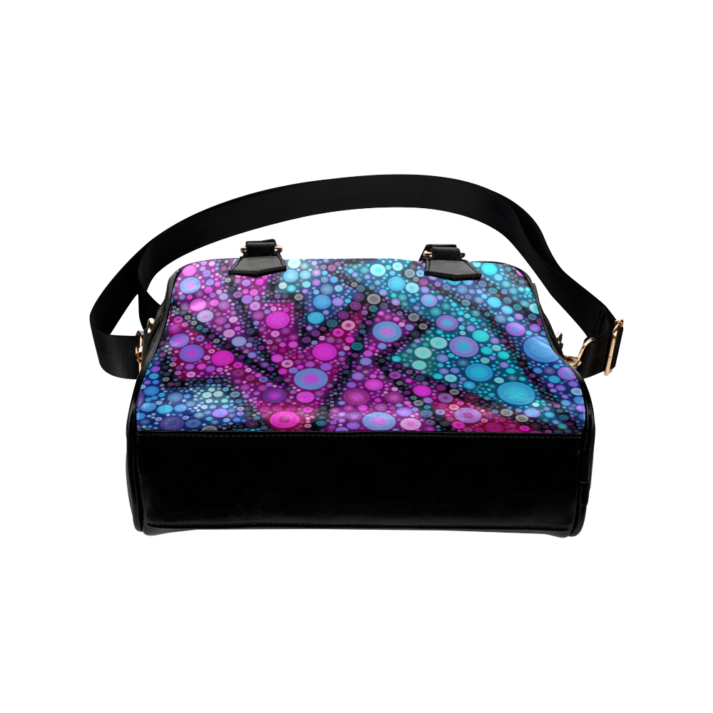 Blues Bubble Love Shoulder Handbag (Model 1634) | ID: D1391900