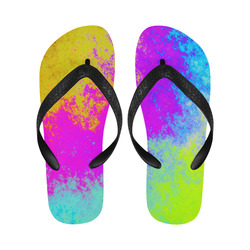 Photography Art - Cactus green yellow Flip Flops for Men/Women (Model ...