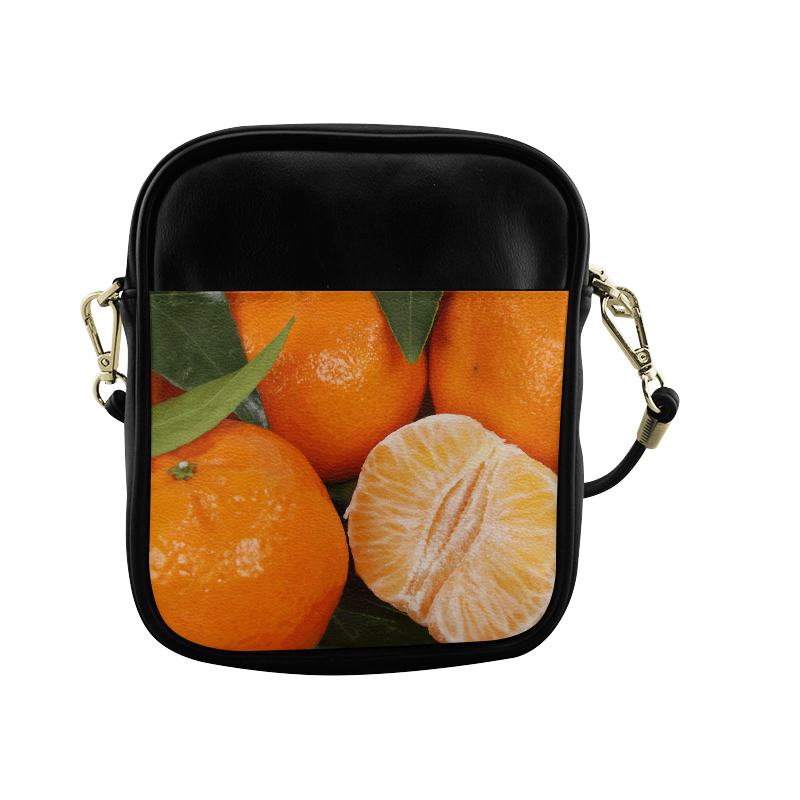 Oranges & Peeled Orange Fruit Sling Bag (Model 1627) | ID: D1422664