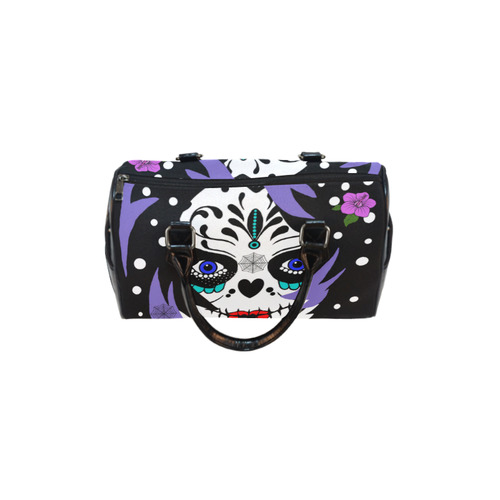 emo sugarskull large Boston Handbag (Model 1621) | ID: D1439864