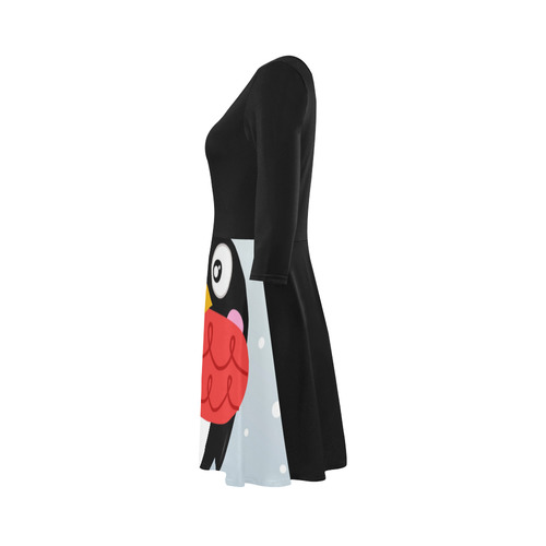 Original Penguin dress : Dress with penguin drawing 3/4 Sleeve Sundress ...