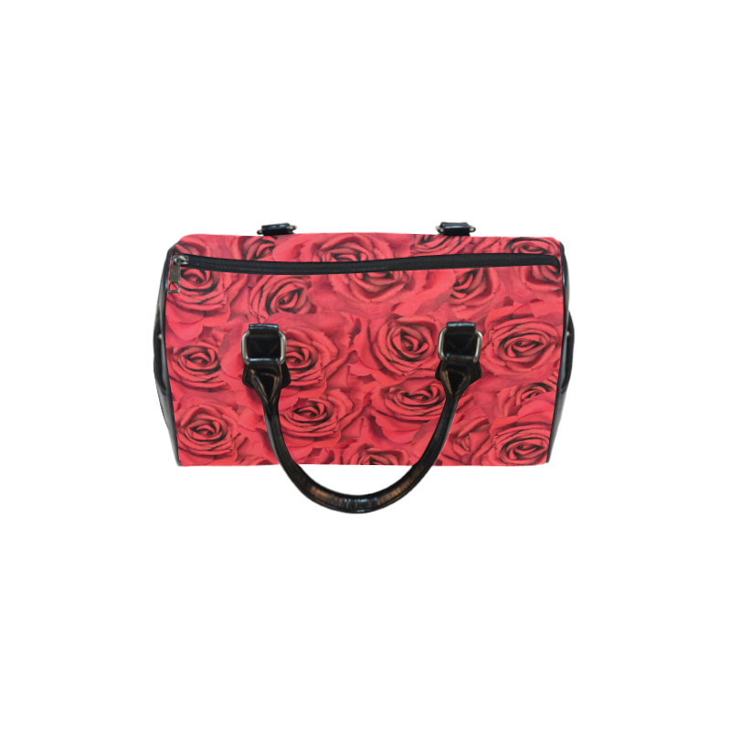 Radical Red Roses Boston Handbag (Model 1621) | ID: D1444231