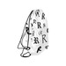 Monogram R Fonts Medium Drawstring Bag Model 1604 (Twin Sides) 13.8"(W ...