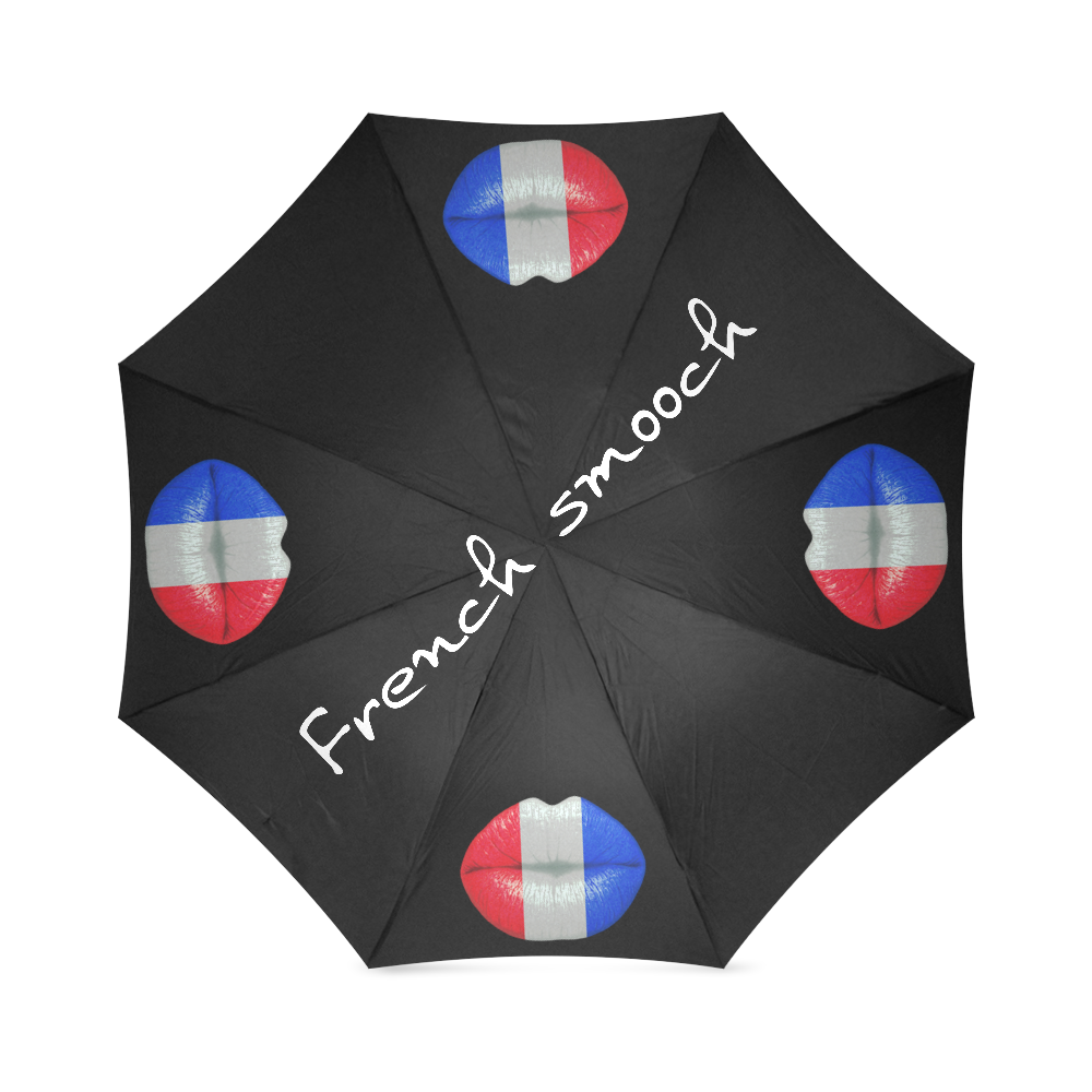 French smooch Foldable Umbrella (Model U01) | ID: D1441787