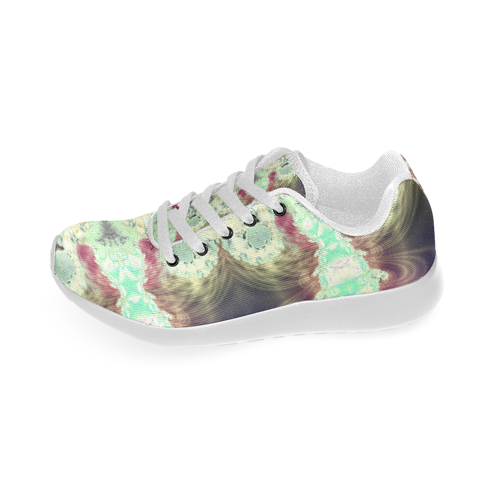 Delicate Japanese Gardens Fractal Abstract Women’s Running Shoes (Model ...