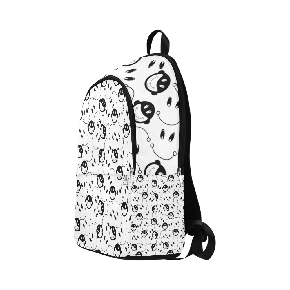 black and white funny monkeys Fabric Backpack for Adult (Model 1659 ...