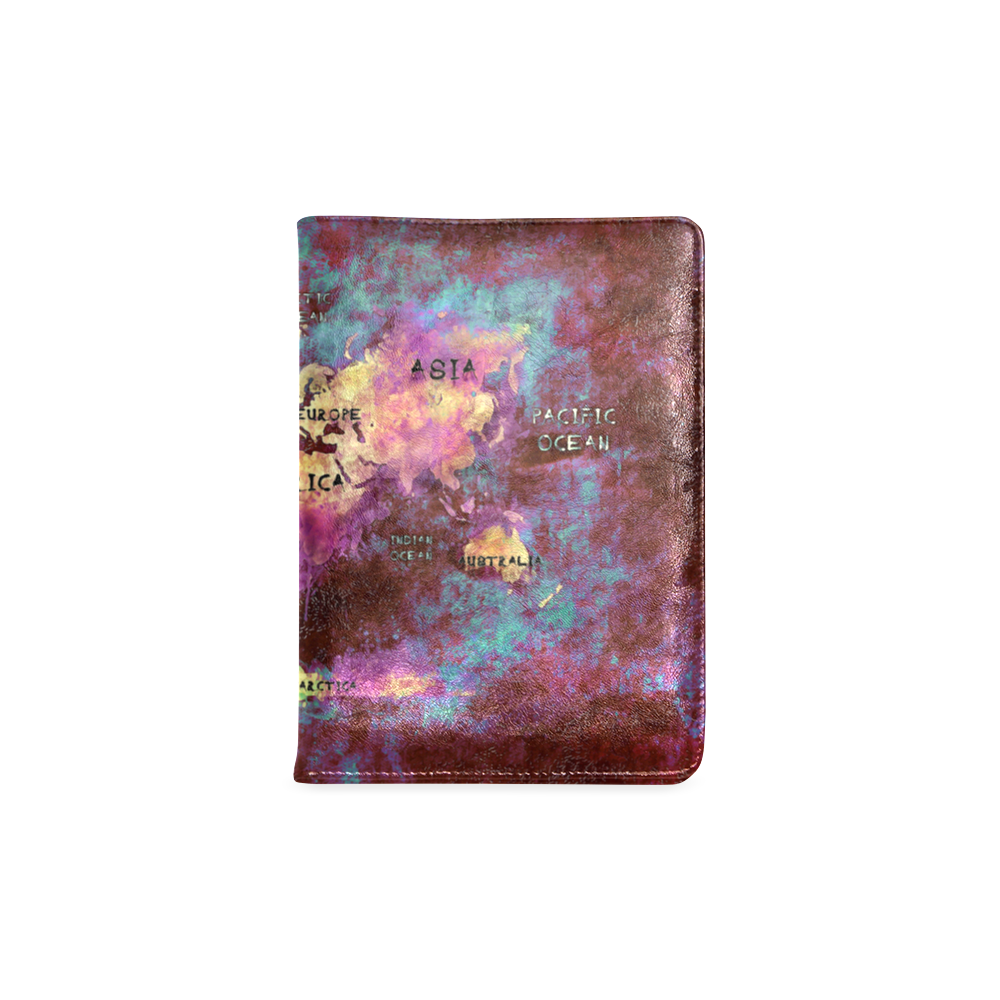 world map Custom NoteBook A5 | ID: D1526337