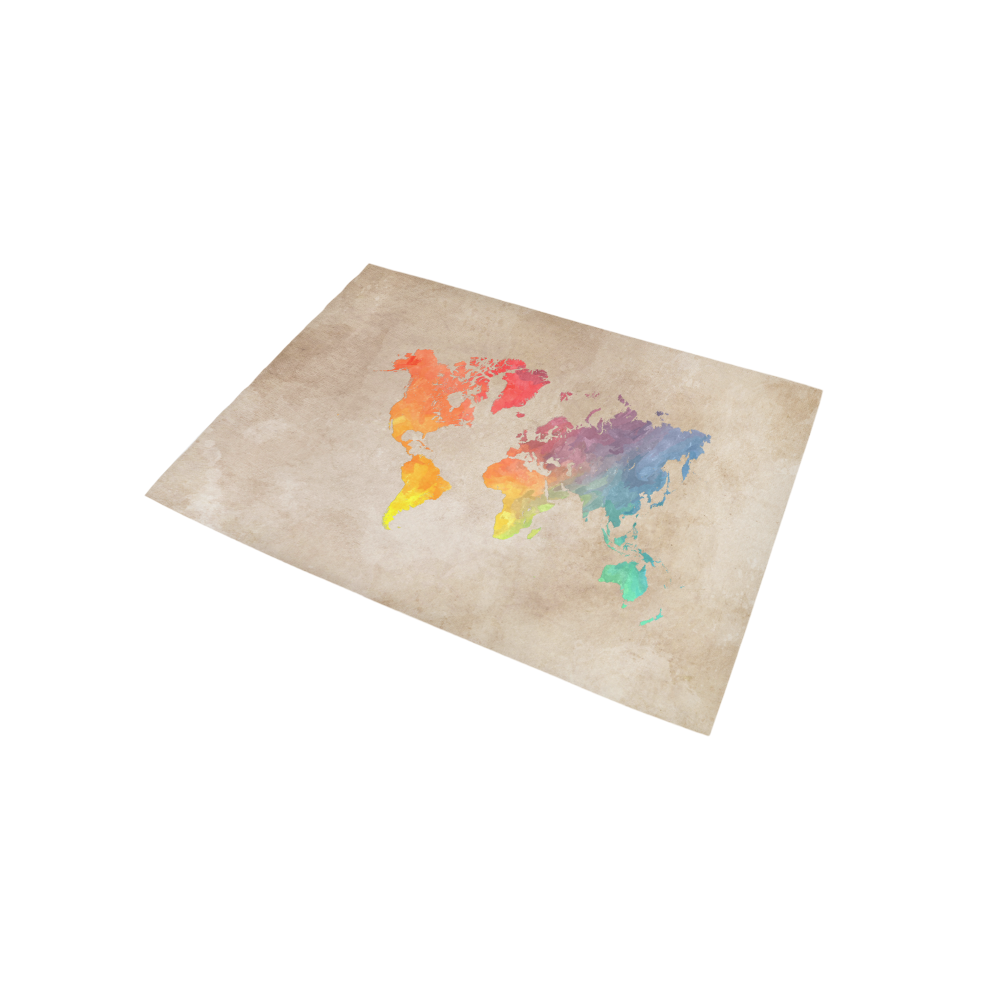 world map Area Rug 5'x3'3'' | ID: D1527172