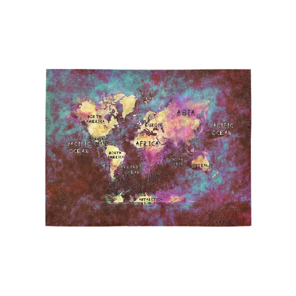 world map Area Rug 5'3''x4' | ID: D1526782