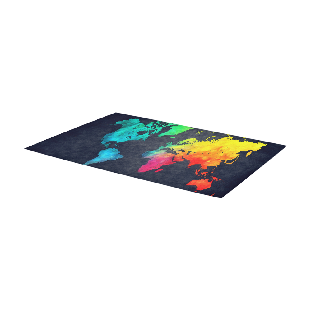 world map Area Rug 7'x3'3'' | ID: D1527053