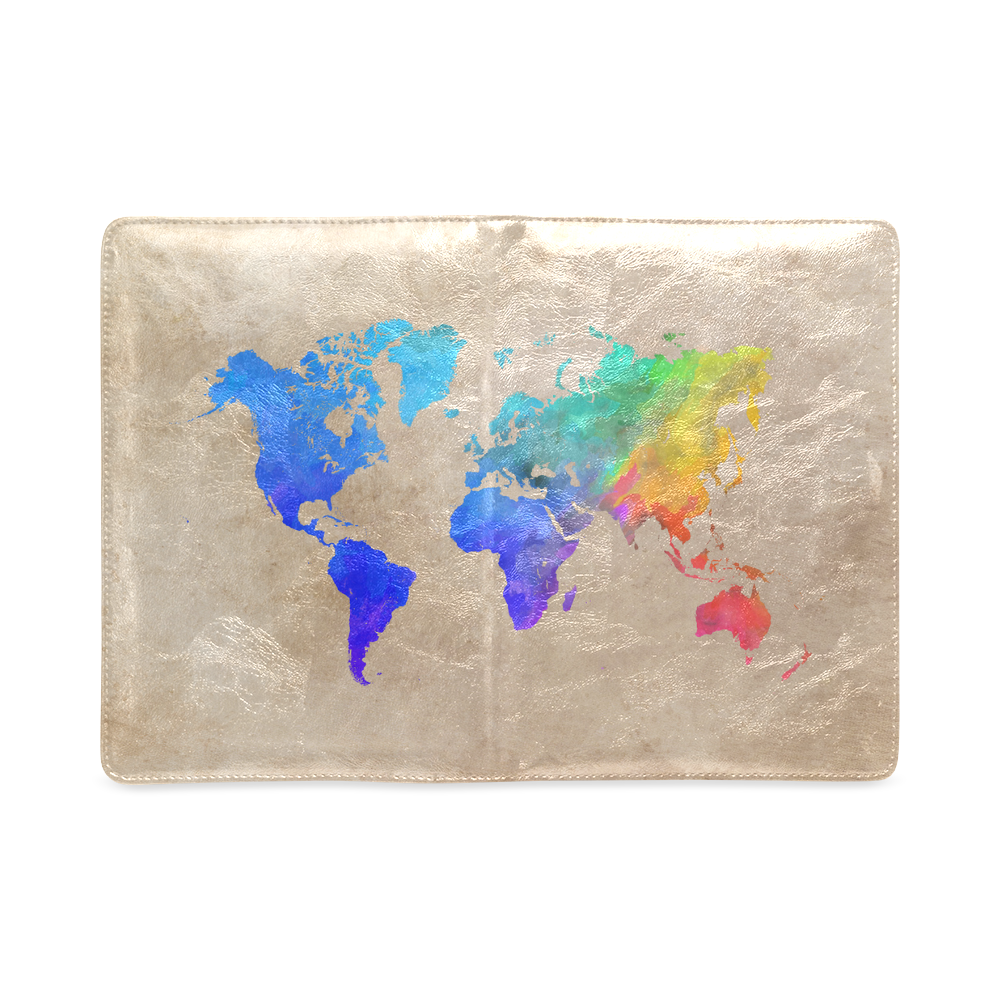 world map Custom NoteBook A5 | ID: D1526402