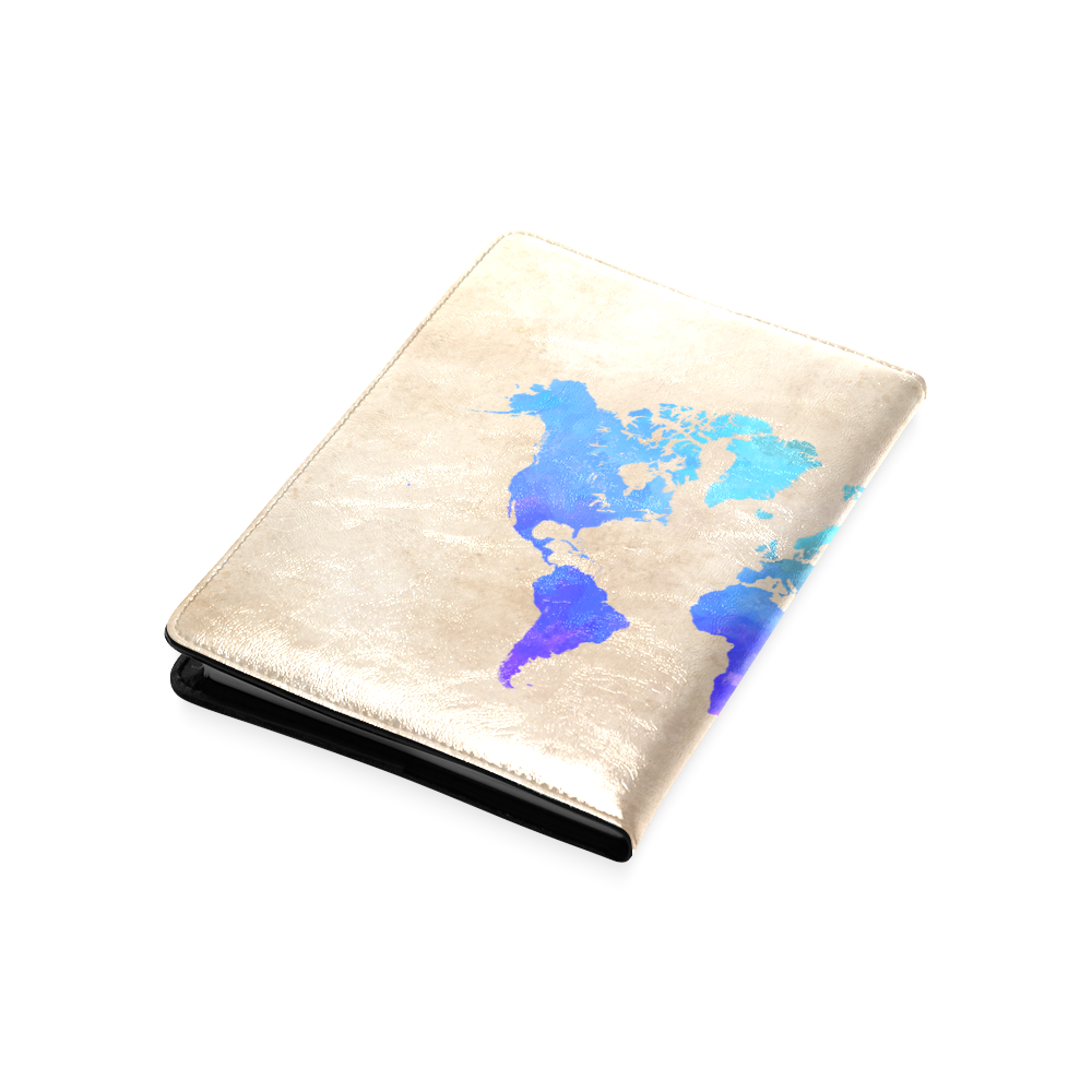 world map Custom NoteBook A5 | ID: D1526402