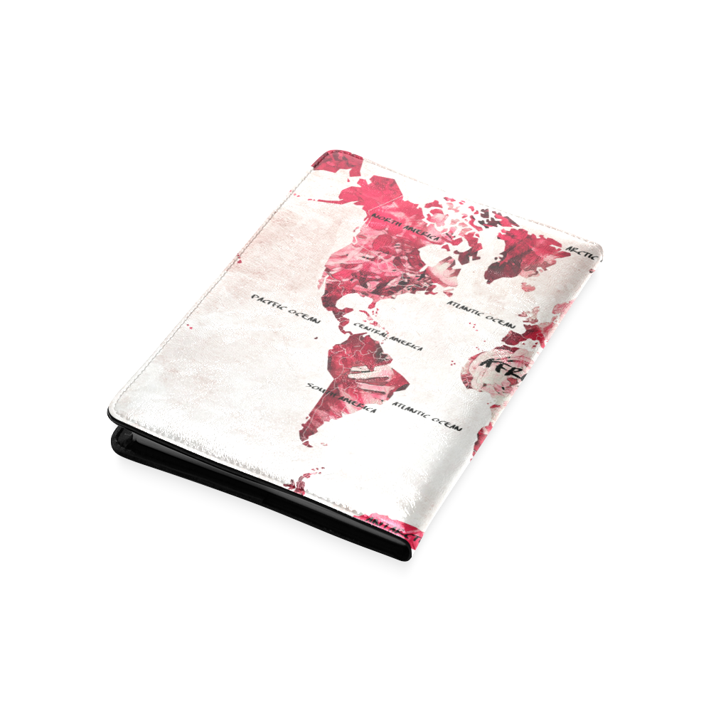 world map Custom NoteBook A5 | ID: D1526380