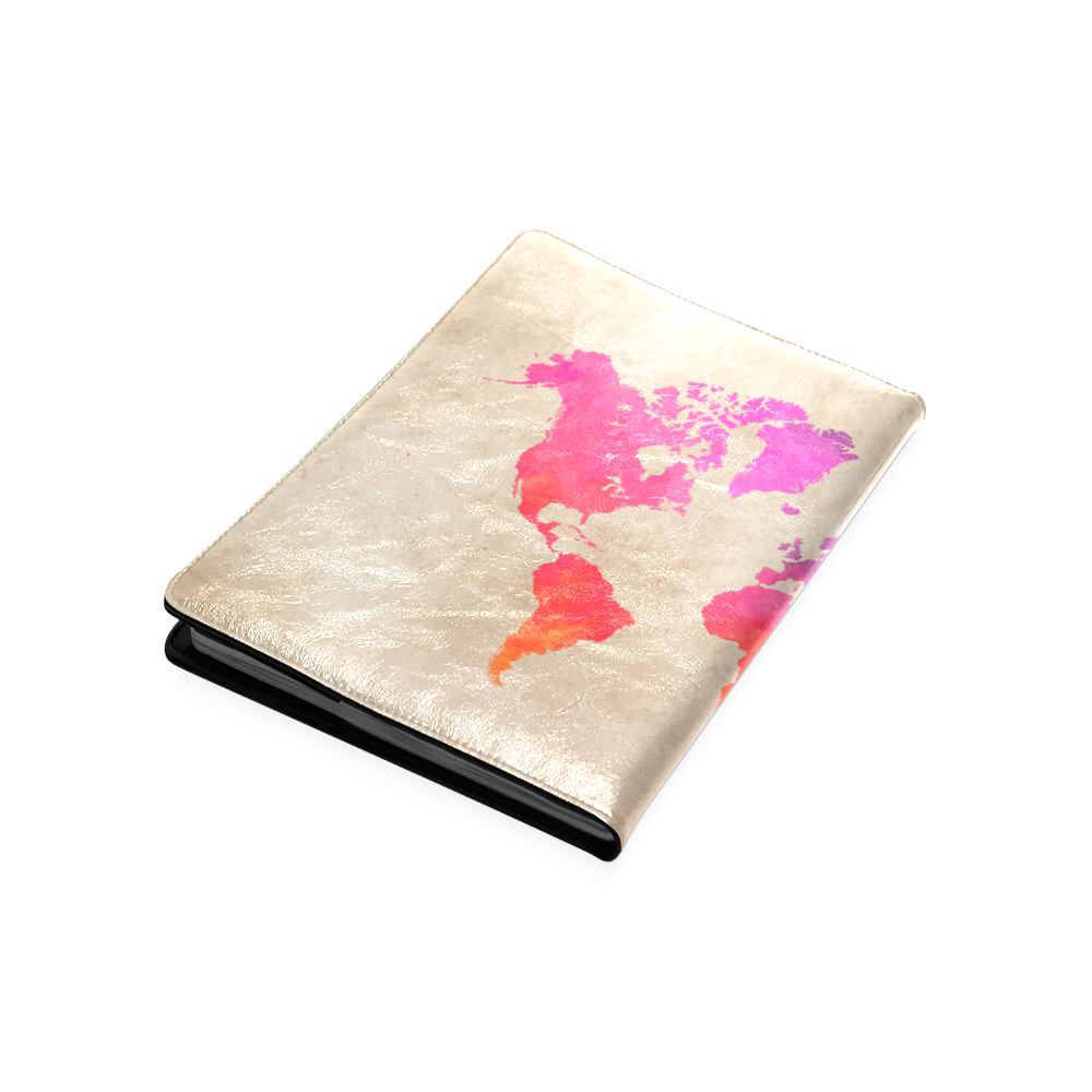 world map Custom NoteBook B5 | ID: D1526428