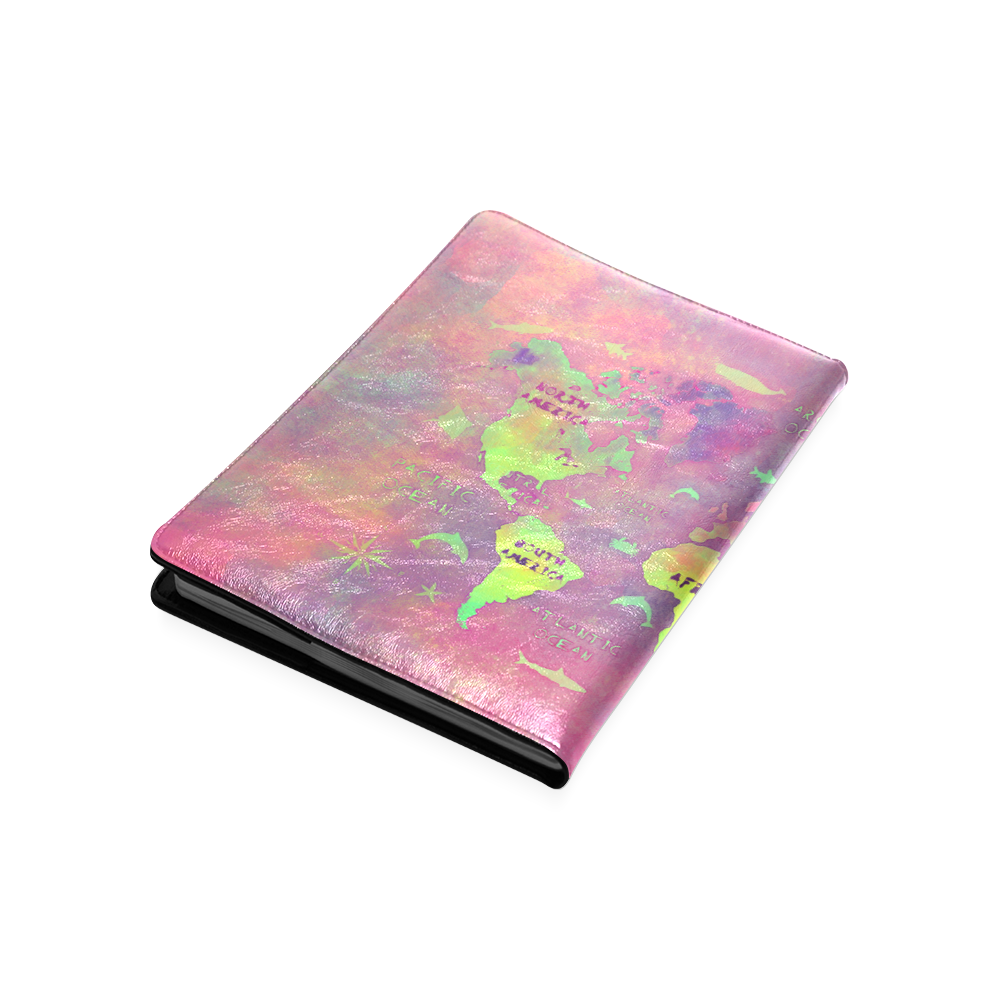 world map Custom NoteBook B5 | ID: D1526321