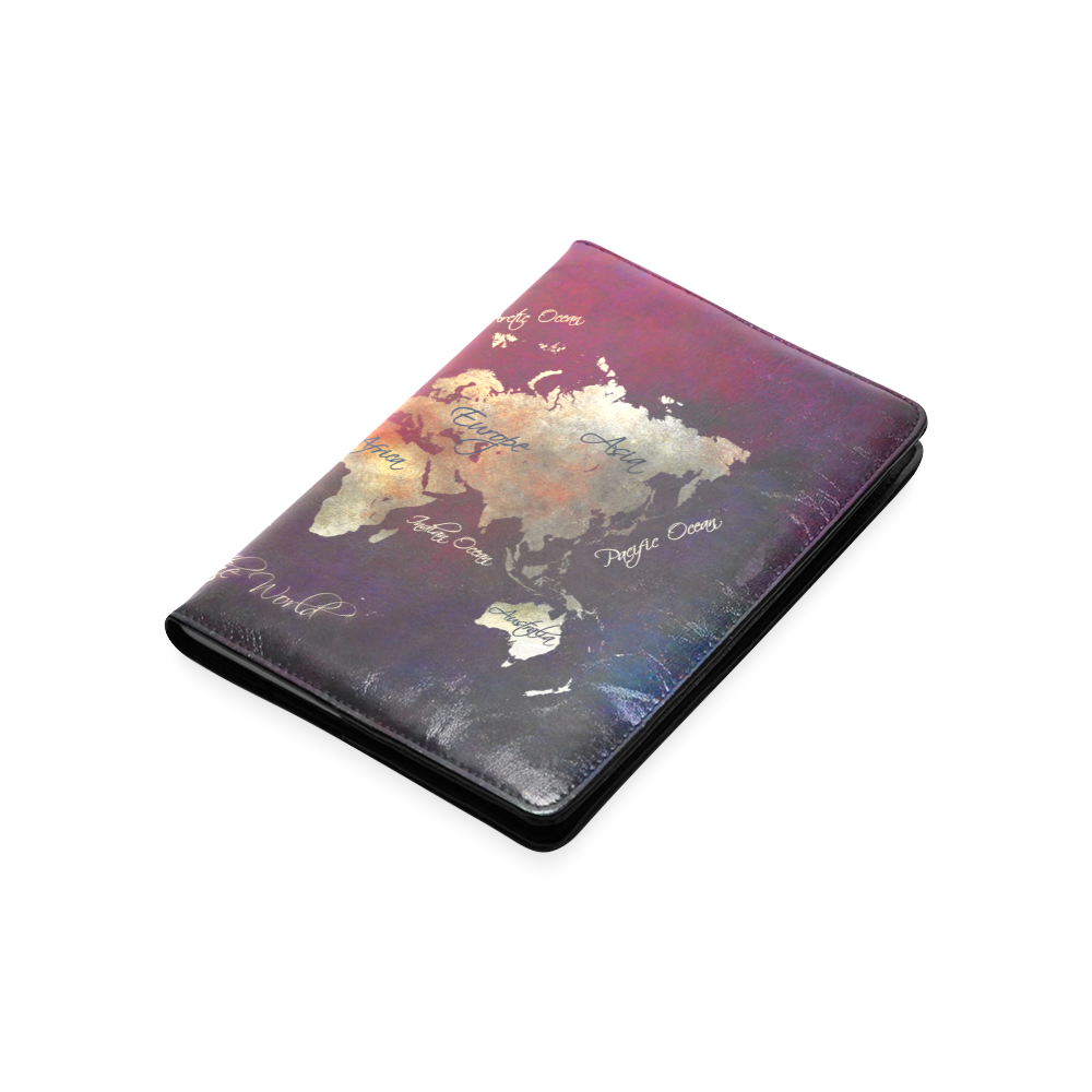world map Custom NoteBook A5 | ID: D1526347