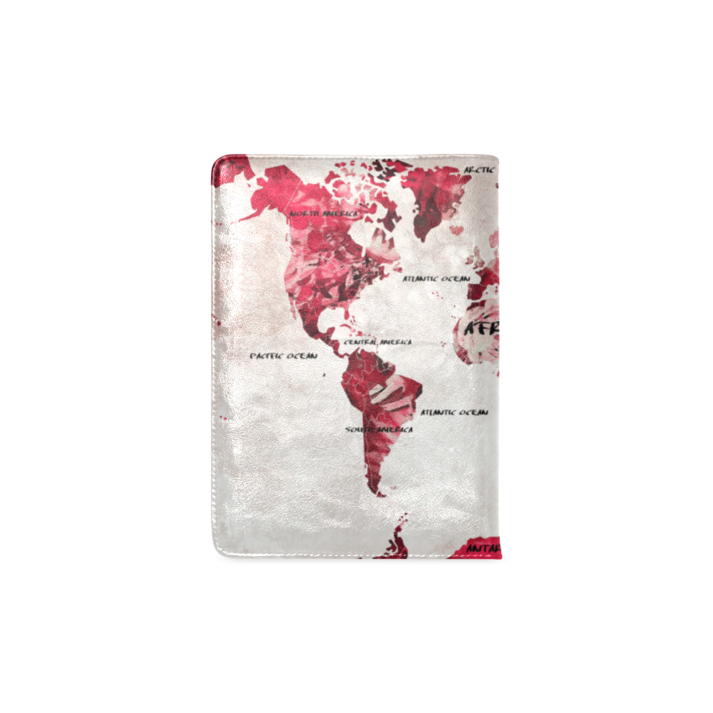 world map Custom NoteBook A5 | ID: D1526380
