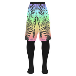 Rainbow Stripes with Black Men's Swim Trunk (Model L21) | ID: D3455855