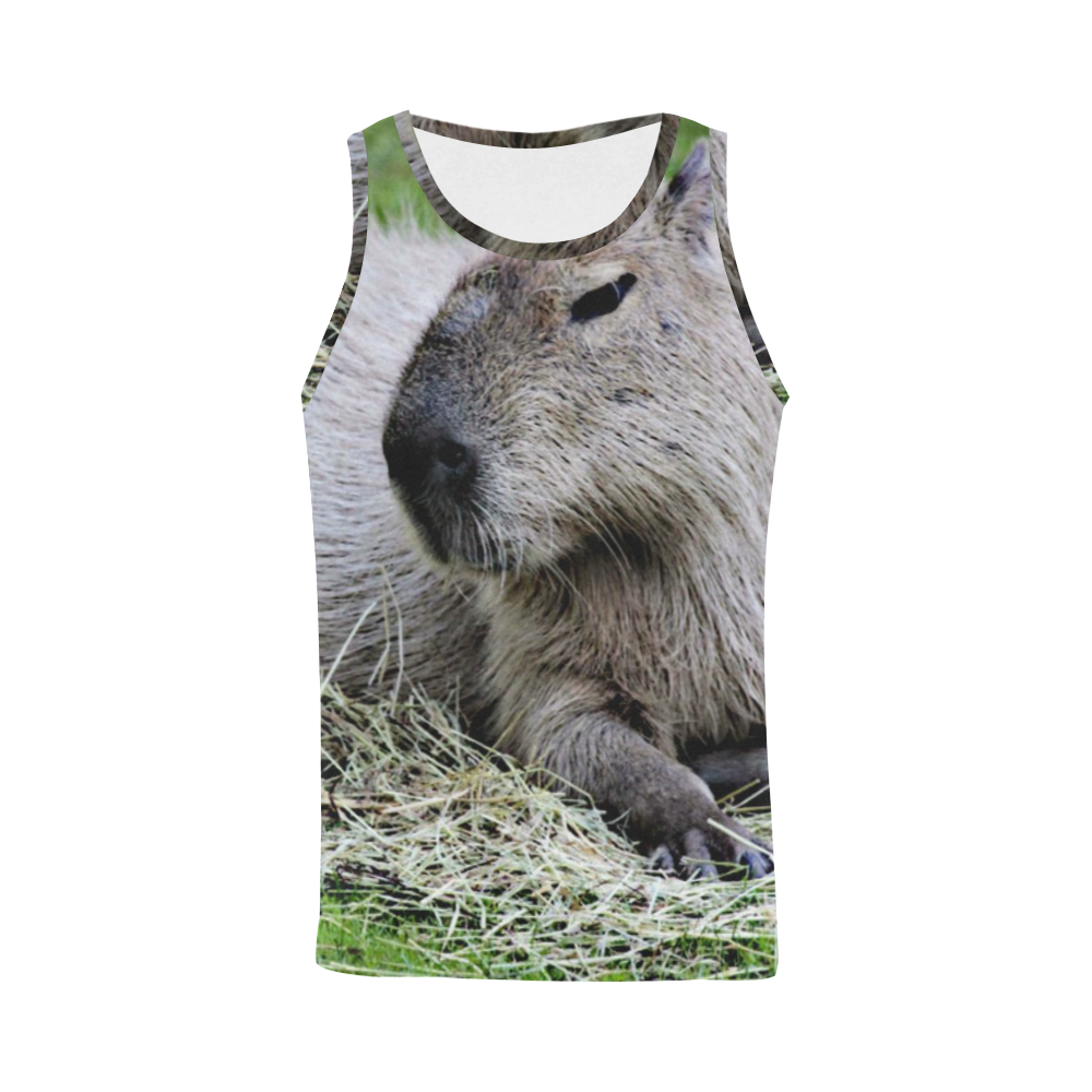 capybara All Over Print Tank Top for Men (Model T43) | ID: D1546630