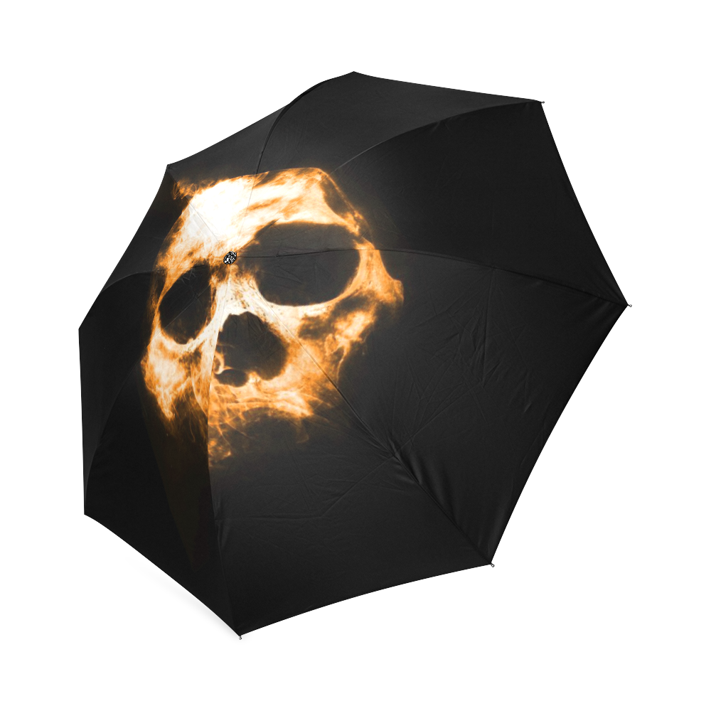 shadowy skull B by JamColors Foldable Umbrella (Model U01) | ID: D1590138