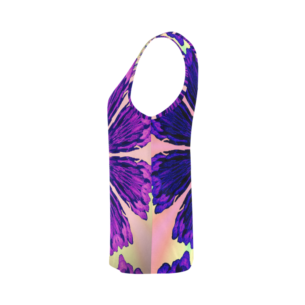 PURFLWR All Over Print Tank Top for Women (Model T43) | ID: D1618645