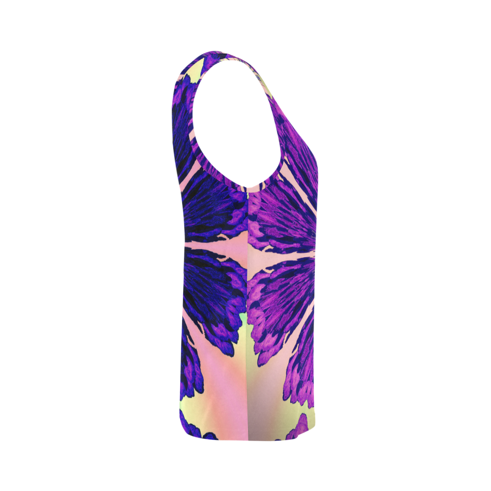 PURFLWR All Over Print Tank Top for Women (Model T43) | ID: D1618645